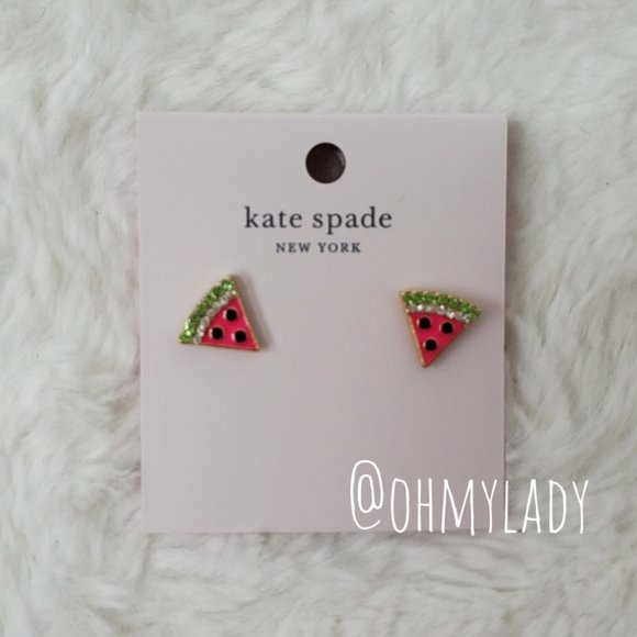 kate spade | Jewelry | Kate Spade Watermelon Stud Earrings | Poshmark